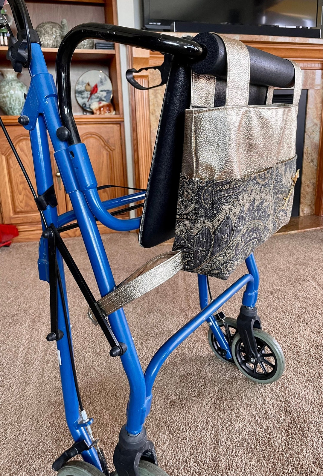 Elegant Walker Bag Rollator Mobility Accessory Gift for - Etsy