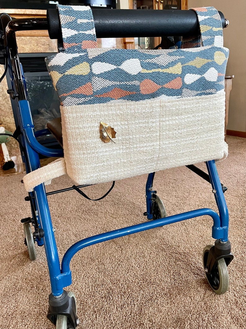 Elegant Walker Bag, Rollator, Mobility Accessory, Gift for Grandma ...