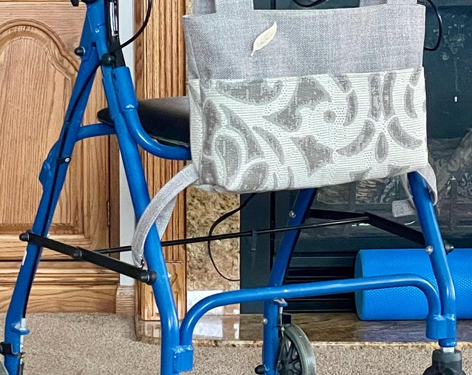 Elegant Walker Bag, Rollator, Mobility Accessory, Gift for Grandma ...
