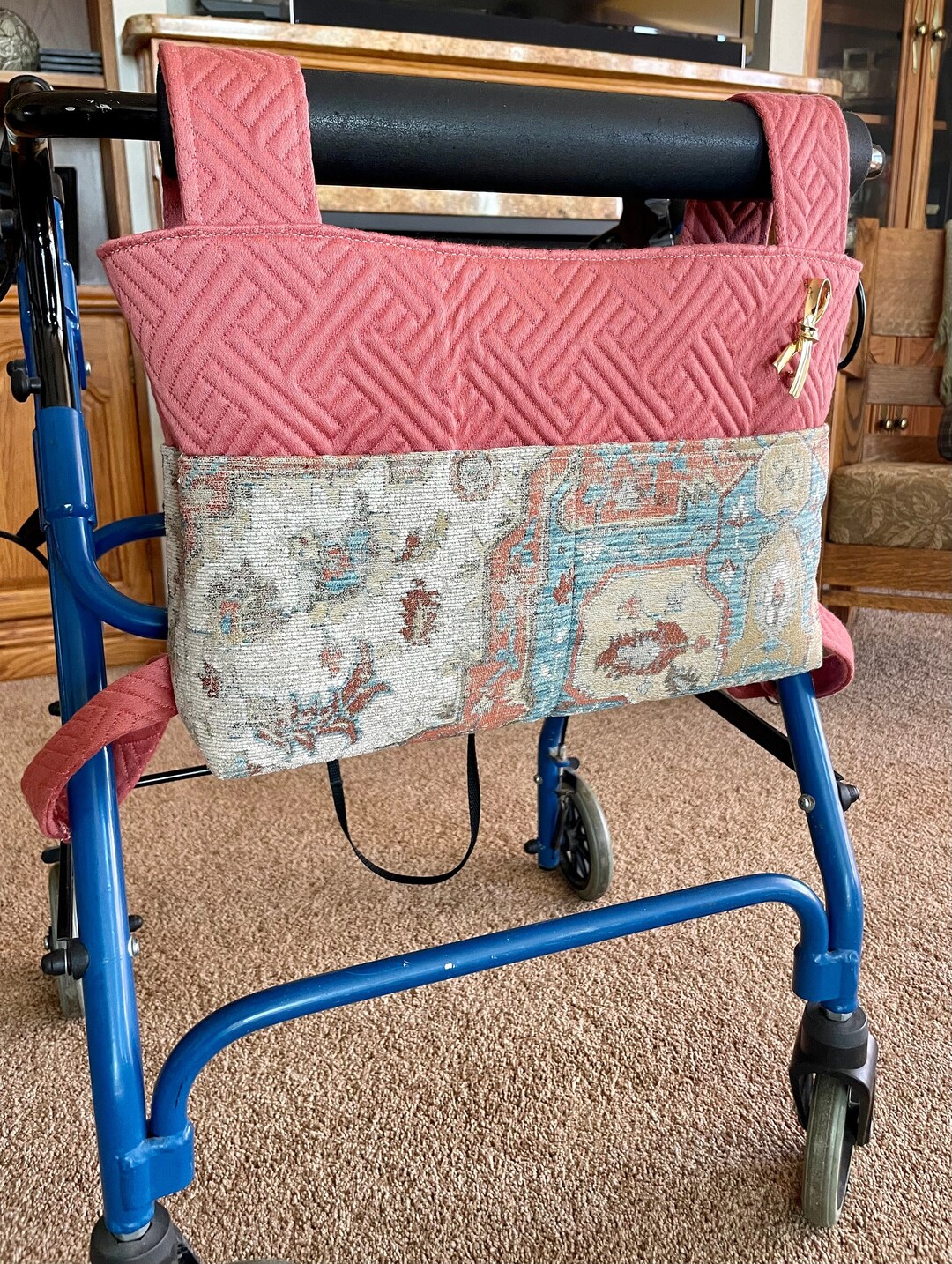 Elegant Walker Bag, Rollator, Mobility Accessory, Gift for Grandma ...