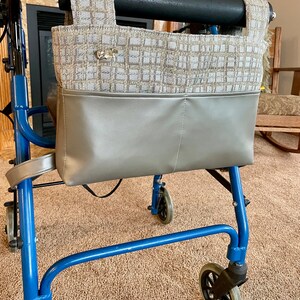 Elegant Walker Bag, Rollator, Mobility Accessory, Gift for Grandma ...