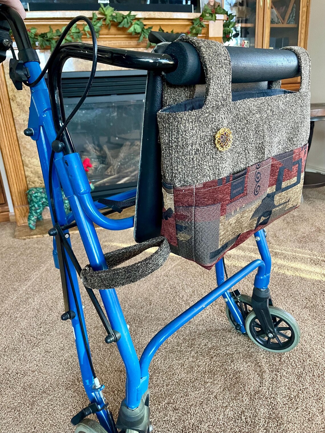 Elegant Walker Bag, Rollator, Mobility Accessory, Gift for Grandma ...