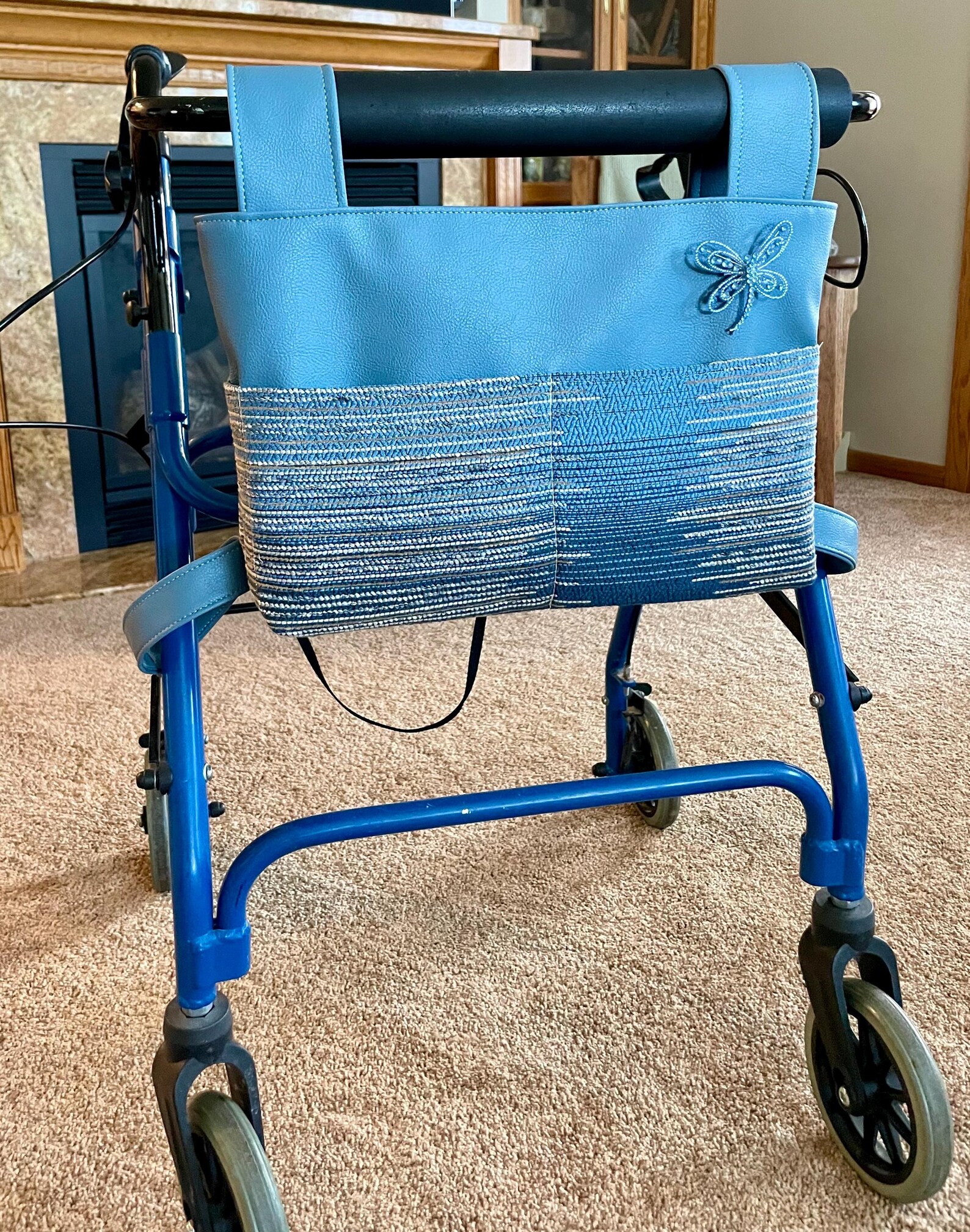 Elegant Walker Bag, Rollator, Mobility Accessory, Gift for Grandma ...