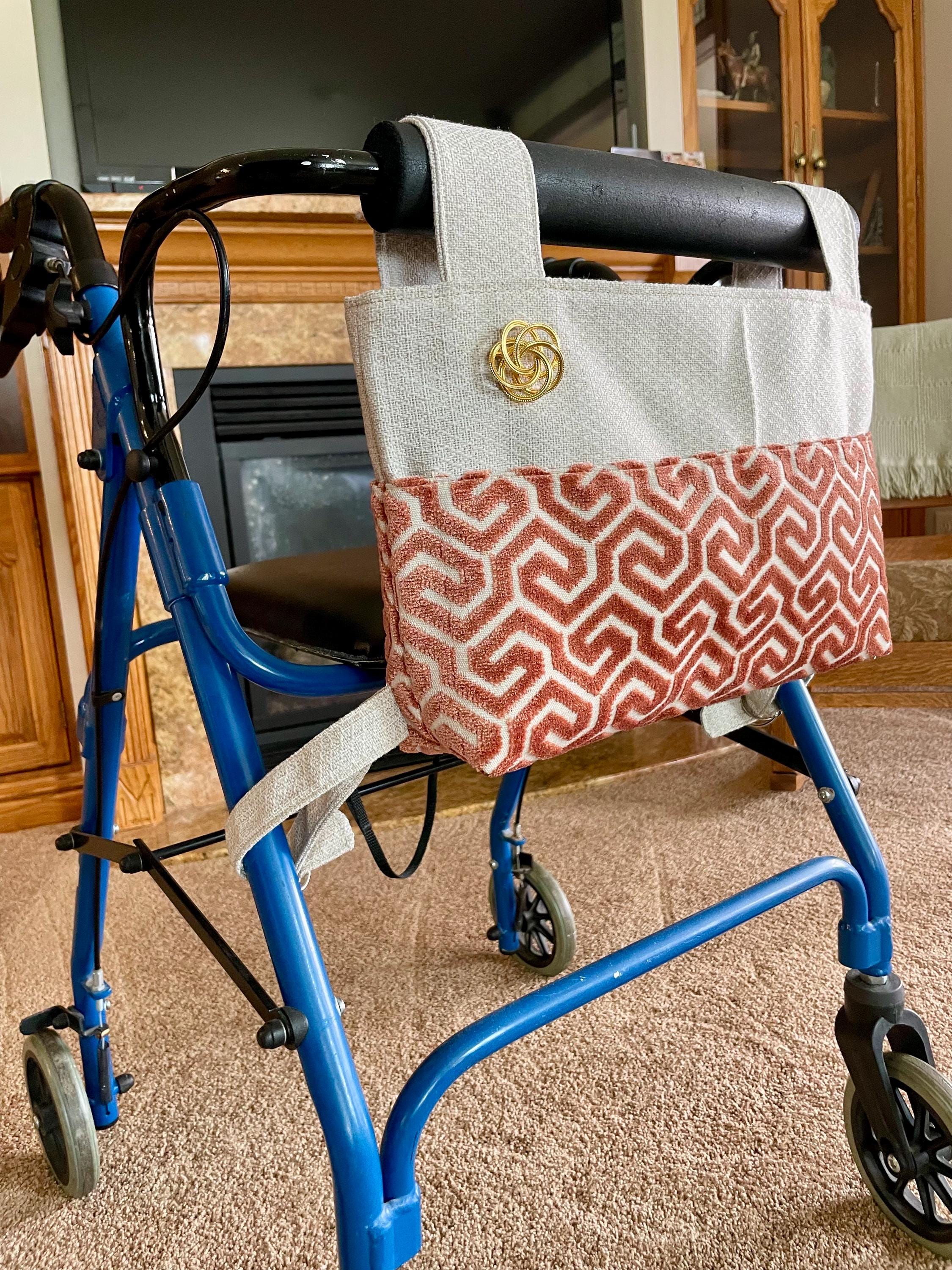 Elegant Walker Bag, Rollator, Mobility Accessory, Gift for Grandma ...