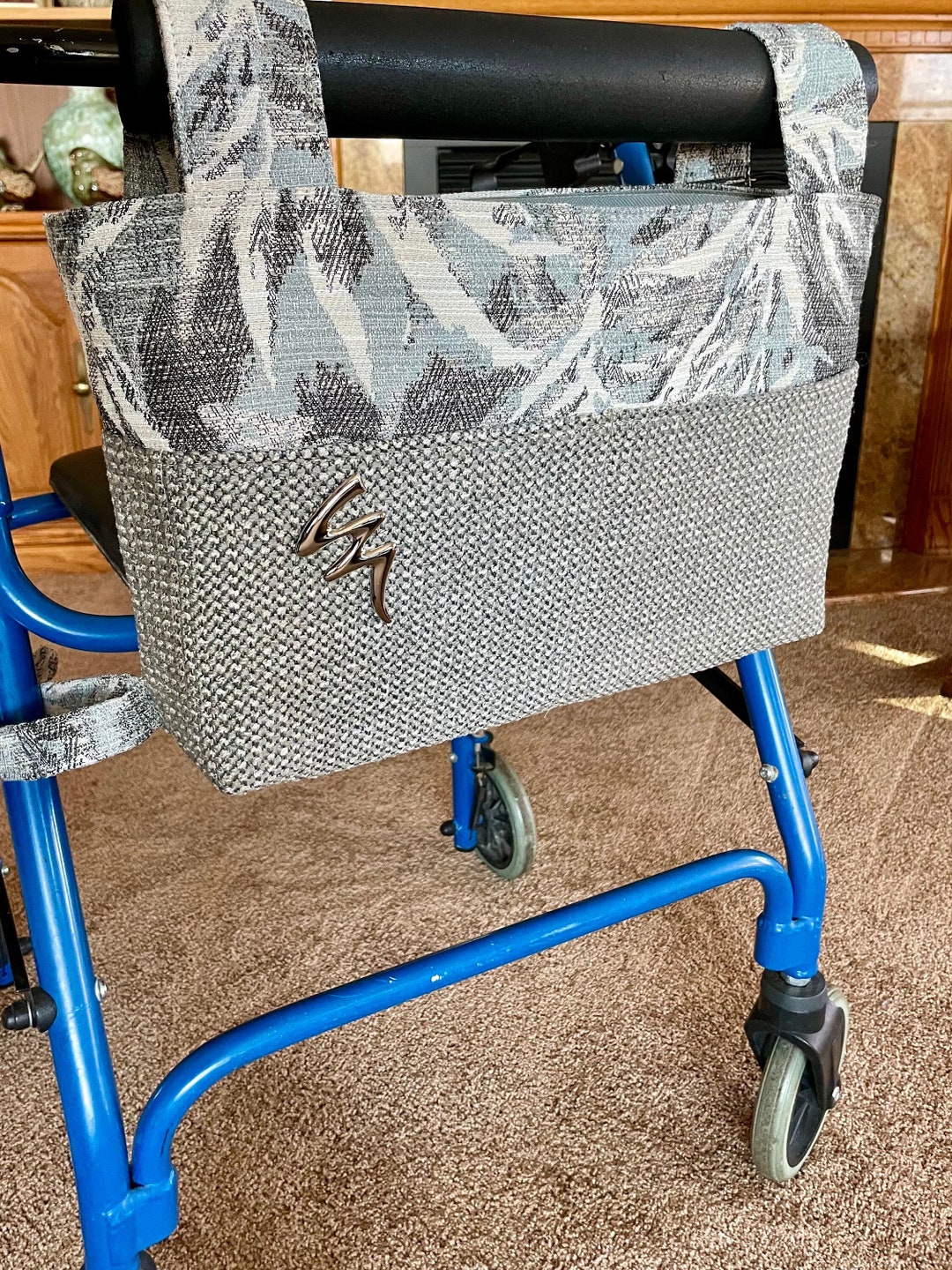 Elegant Walker Bag, Rollator, Mobility Accessory, Gift for Grandma ...