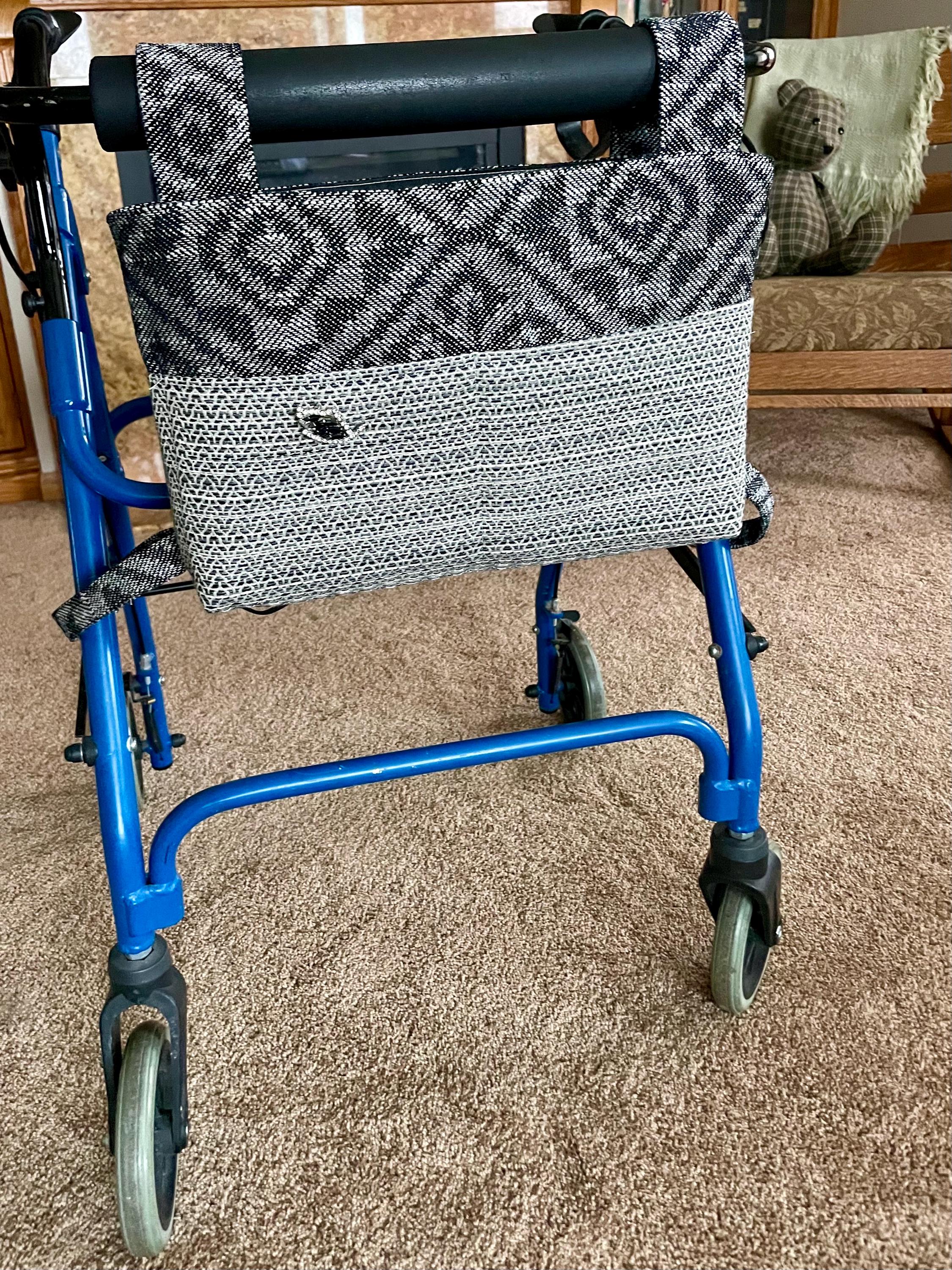 Elegant Walker Bag, Rollator, Mobility Accessory, Gift for Grandma ...