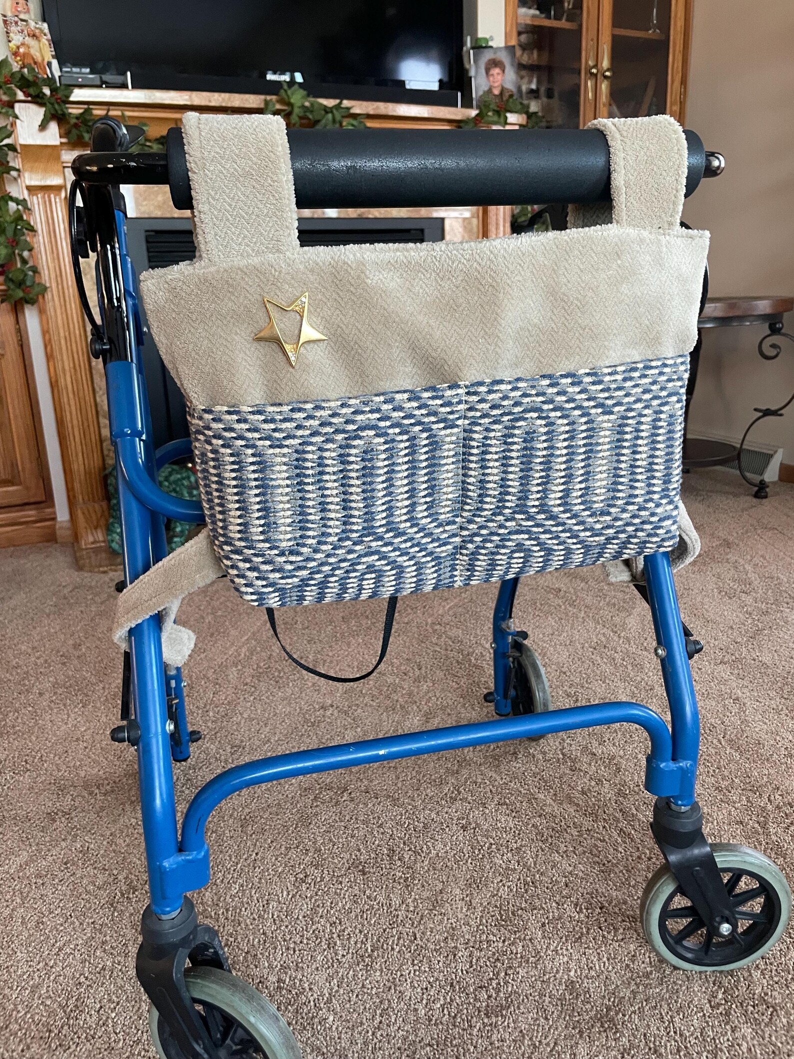Elegant Walker Bag, Rollator, Mobility Accessory, Gift for Grandma ...