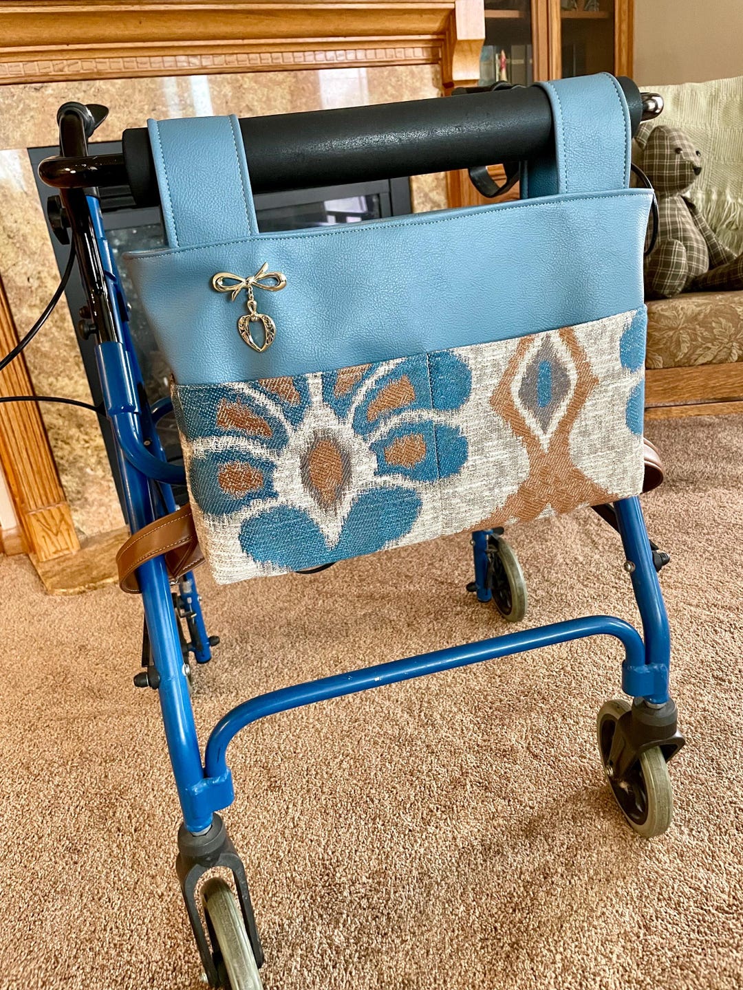 Elegant Walker Bag, Rollator, Mobility Accessory, Gift for Grandma ...