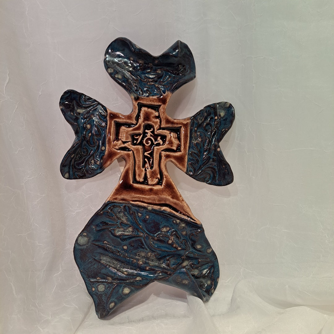 Ceramic Cross by Remember the Cross Artist - Etsy