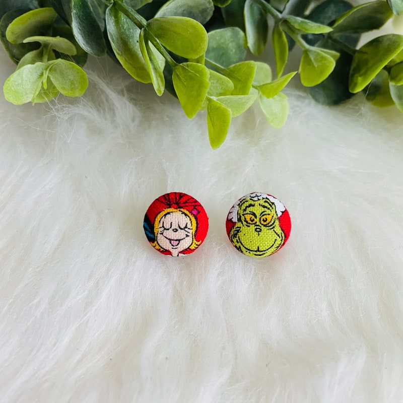 Grinch Earrings - Etsy