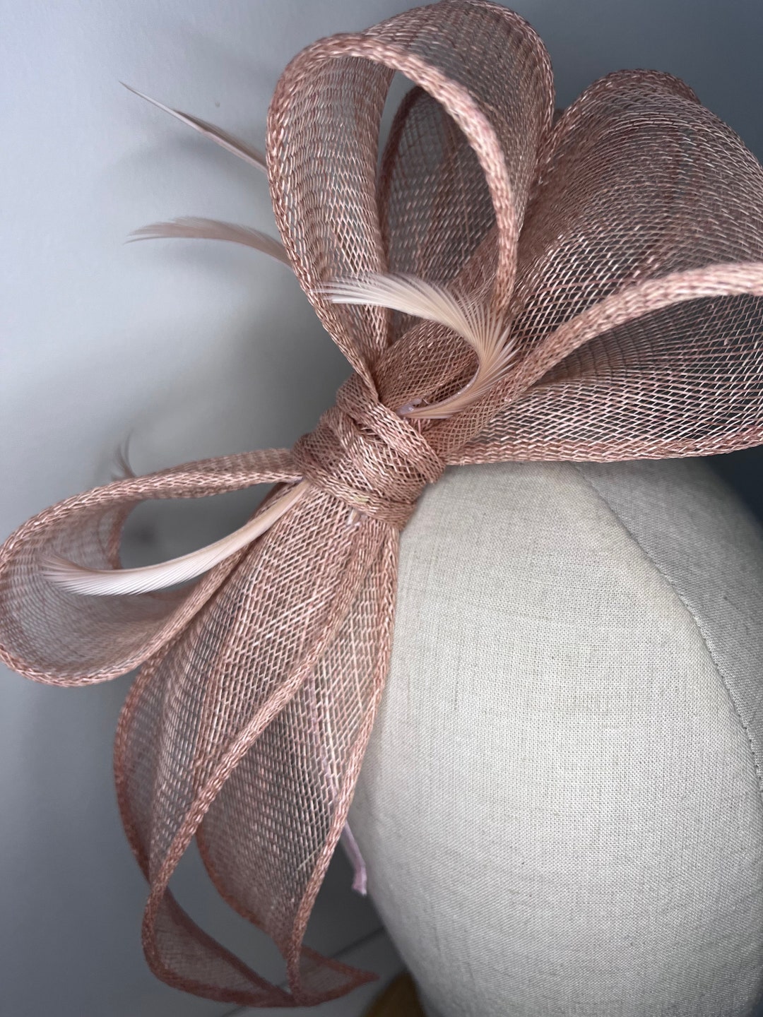 Mink Bow Fascinator, Wedding Guest, Wedding, Races, Ascot, Bow, Race ...