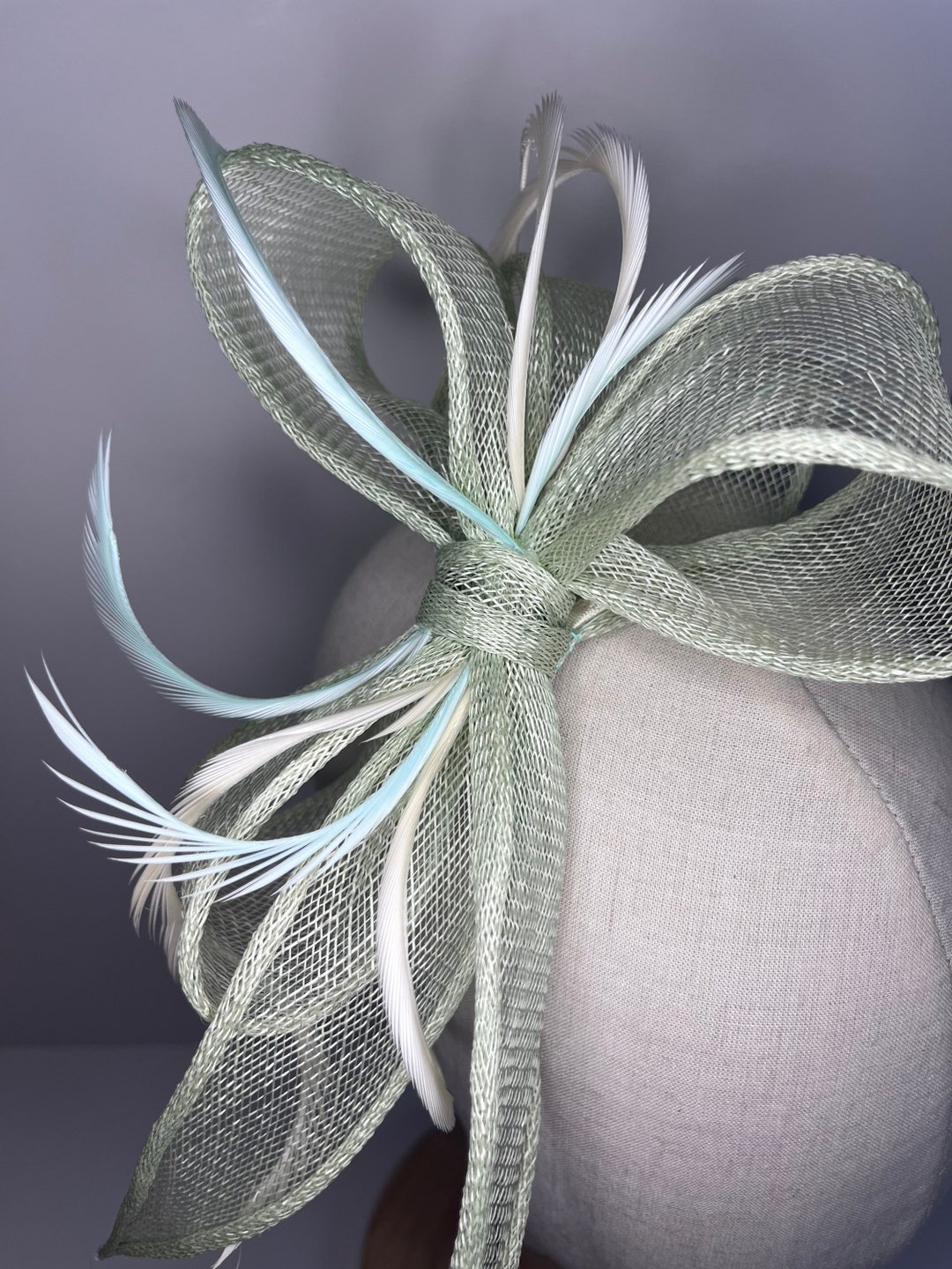 Mint Green Bow Fascinator, Wedding Wedding Guest, Races, Ascot, Bow ...