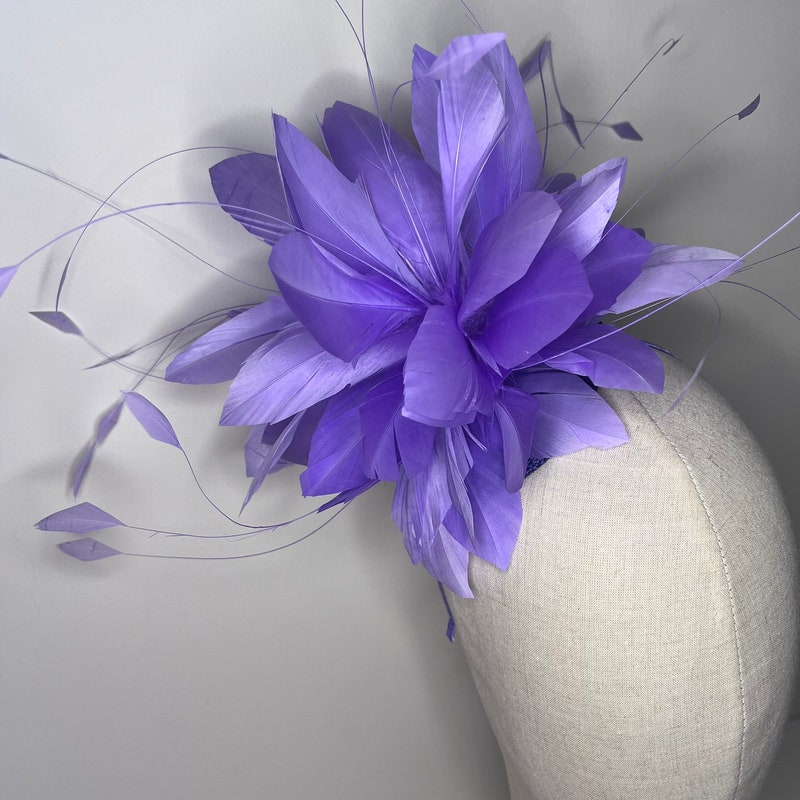 Lavender Fascinator - Etsy