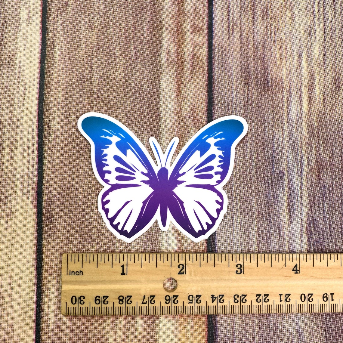Large Butterfly Vinyl Sticker (WATERPROOF) - Etsy