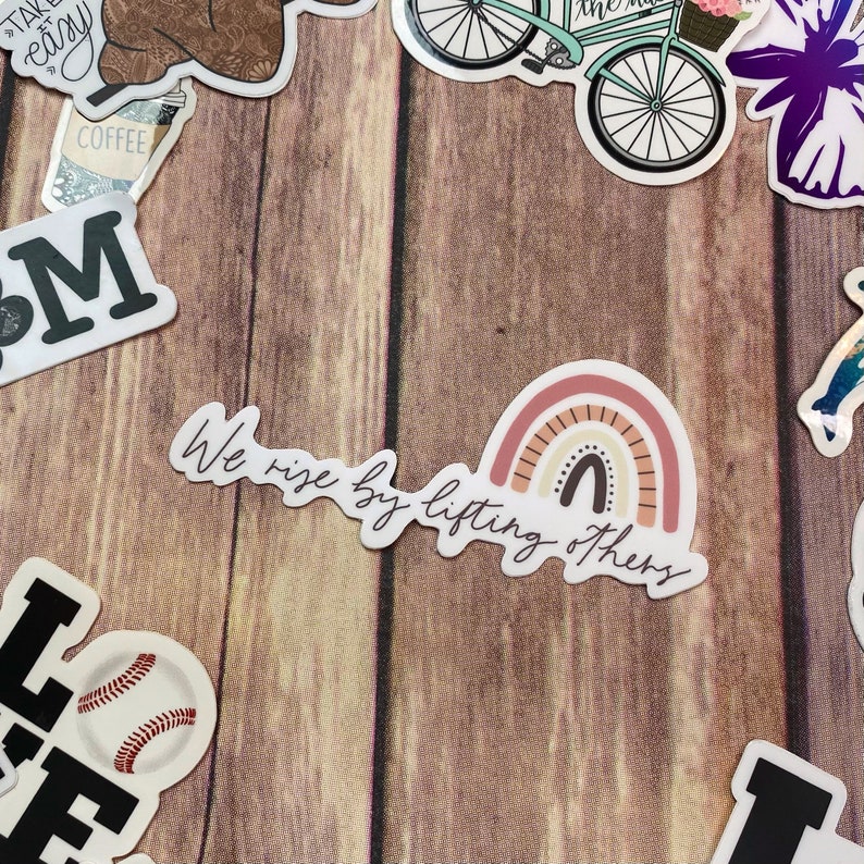 Large Rise Vinyl Sticker (WATERPROOF), Inspiration, Lift Others ...