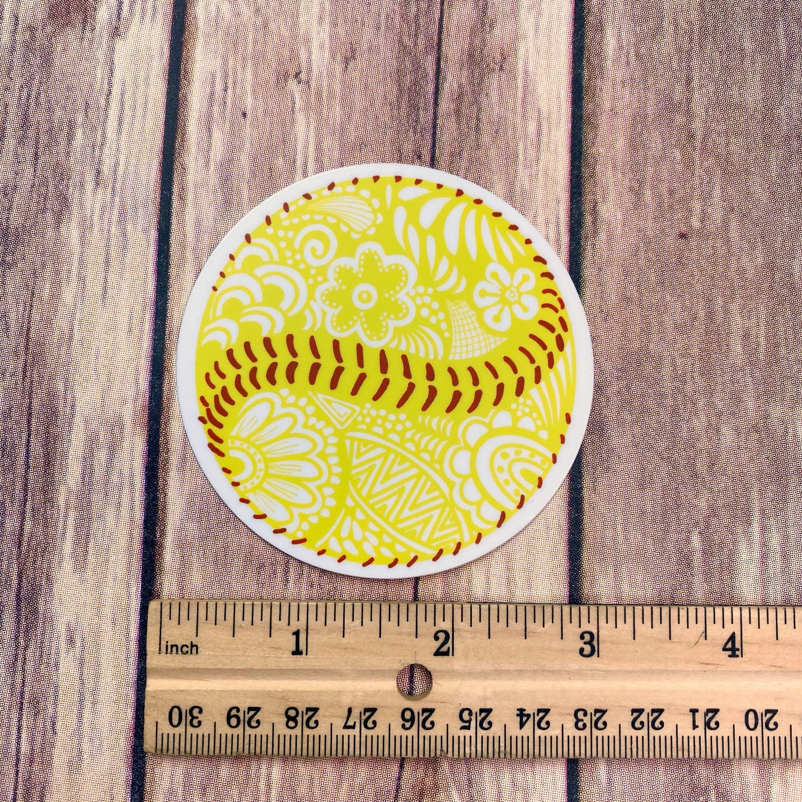 Softball Vinyl Sticker WATERPROOF Sports Softball Sticker - Etsy