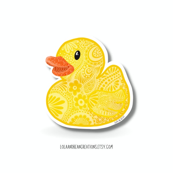 Rubber Duck Sticker - Etsy