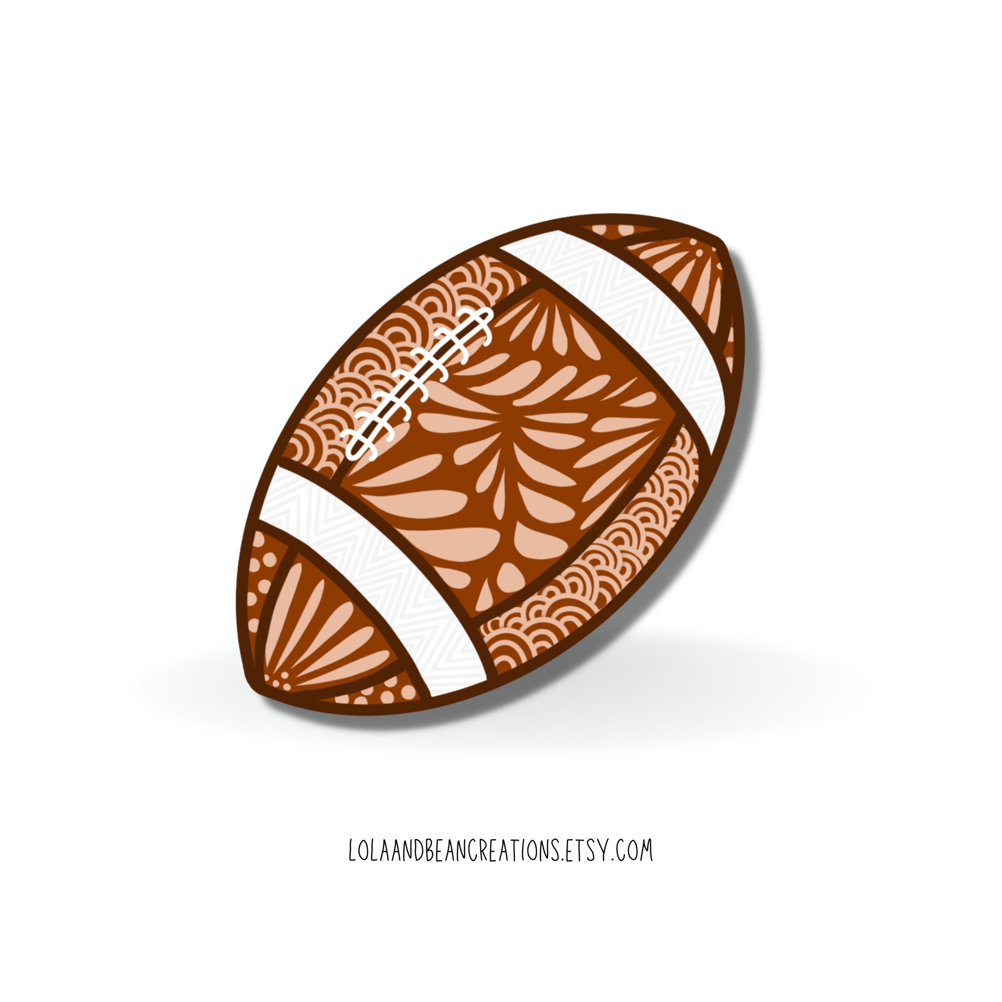 Football Vinyl Sticker WATERPROOF, Sports, Football Sticker, Sports ...