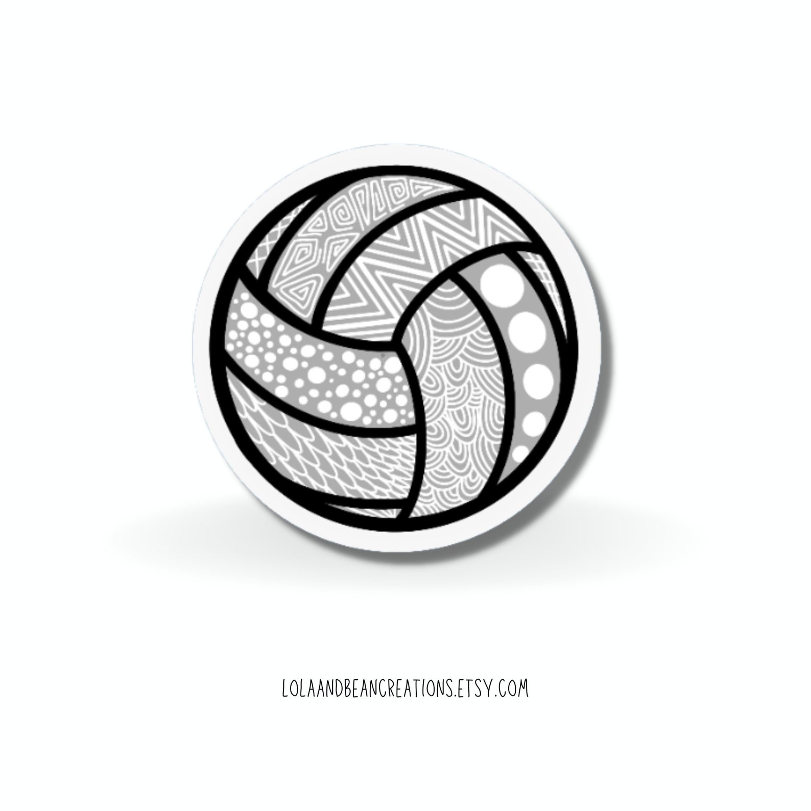 Volleyball Vinyl Sticker WATERPROOF, Sports, Volleyball Sticker, Sports ...