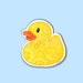 Ducky Vinyl Sticker WATERPROOF Rubber Duckie Rubber Ducky - Etsy
