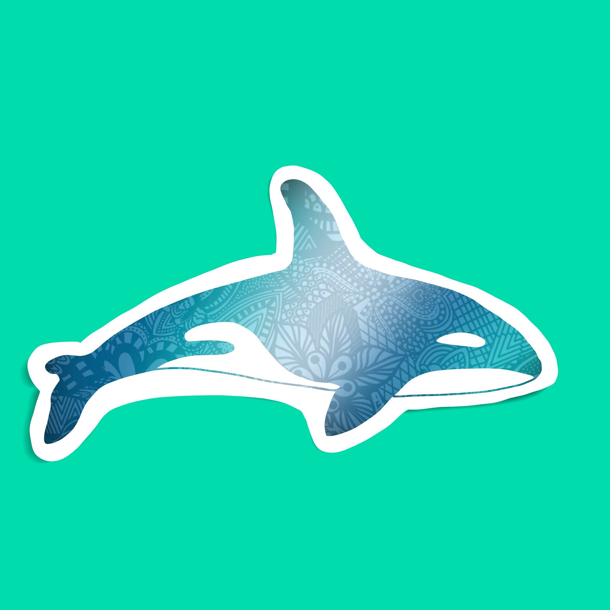 Orca Vinyl Sticker WATERPROOF Ocean Life Save Our Oceans - Etsy