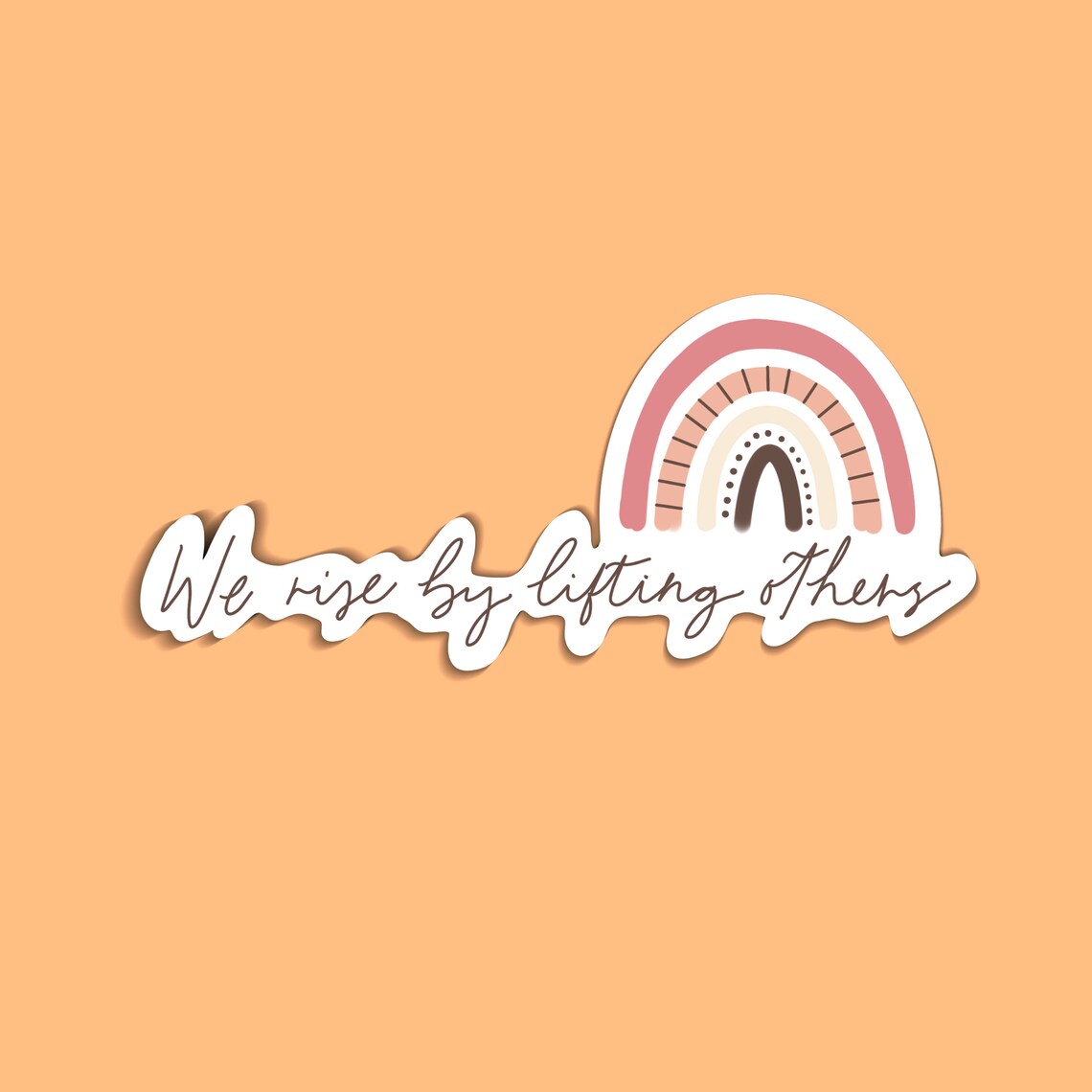 Large Rise Vinyl Sticker WATERPROOF Inspiration Lift - Etsy