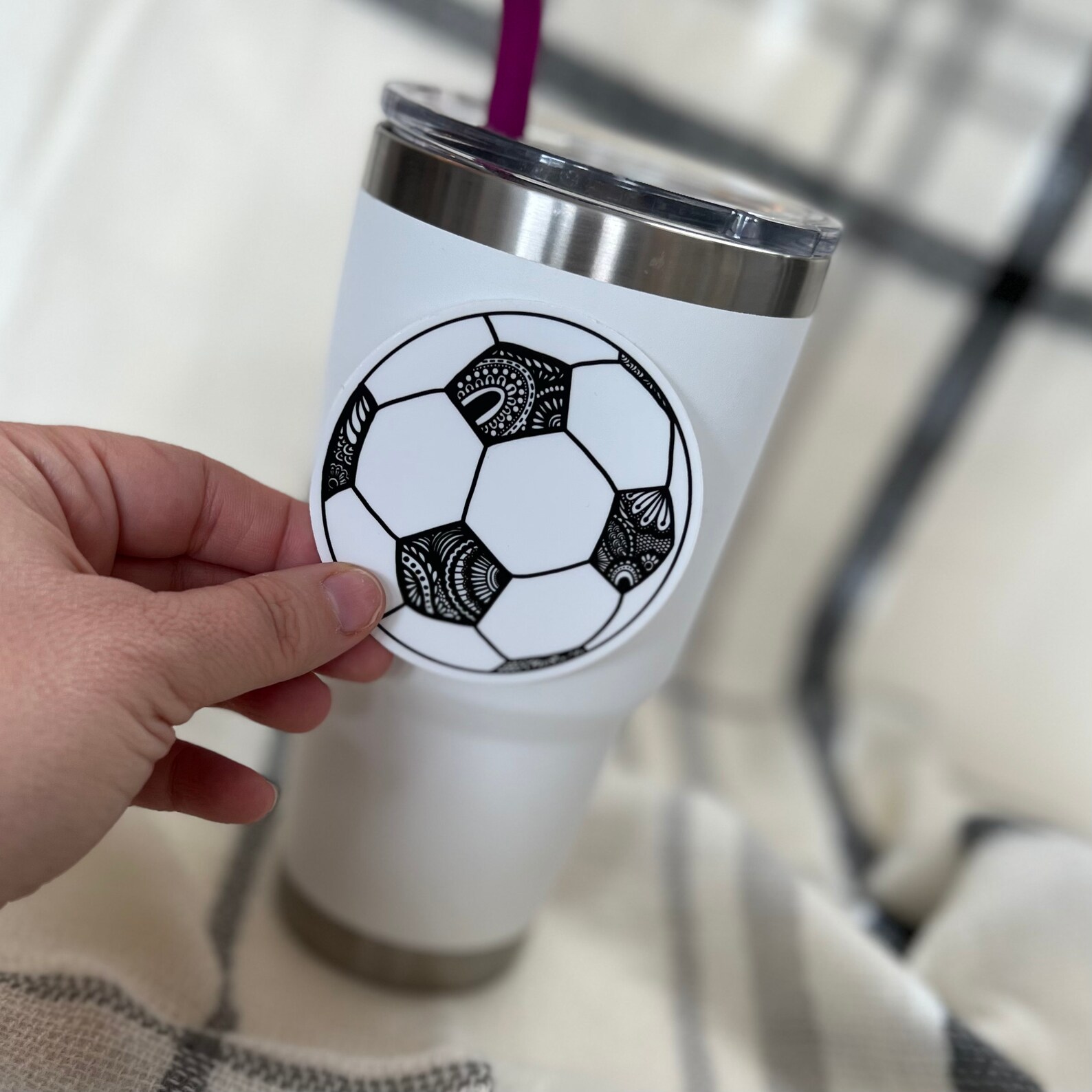 Soccer Vinyl Sticker WATERPROOF Sports Soccer Sticker - Etsy