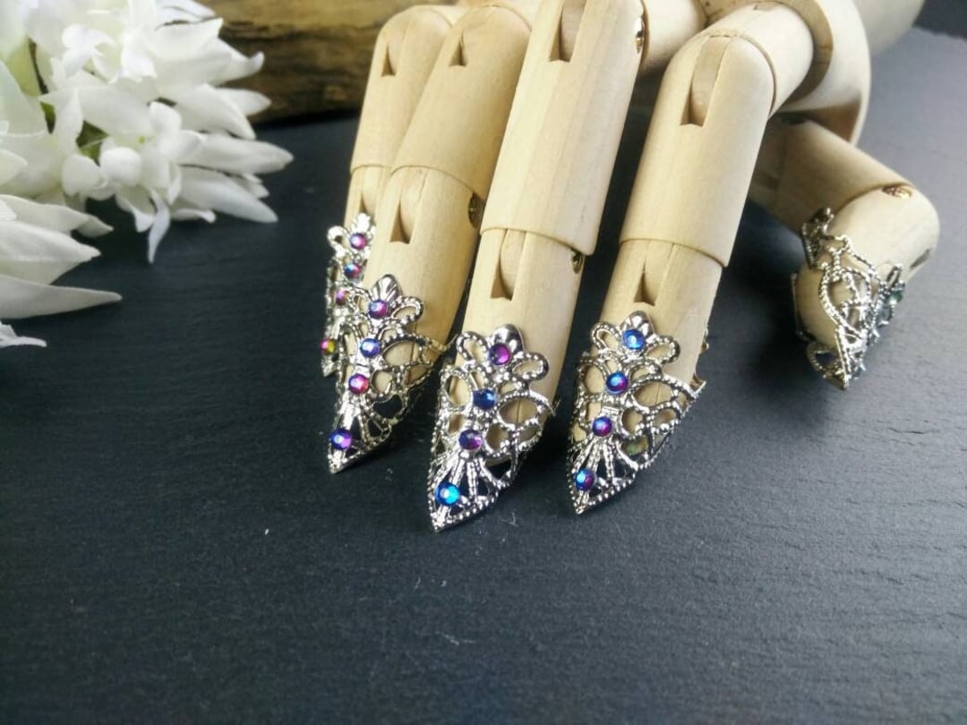 Claw Set princess of Magic Claws, Finger Tips, Nail Jewelry, Finger ...