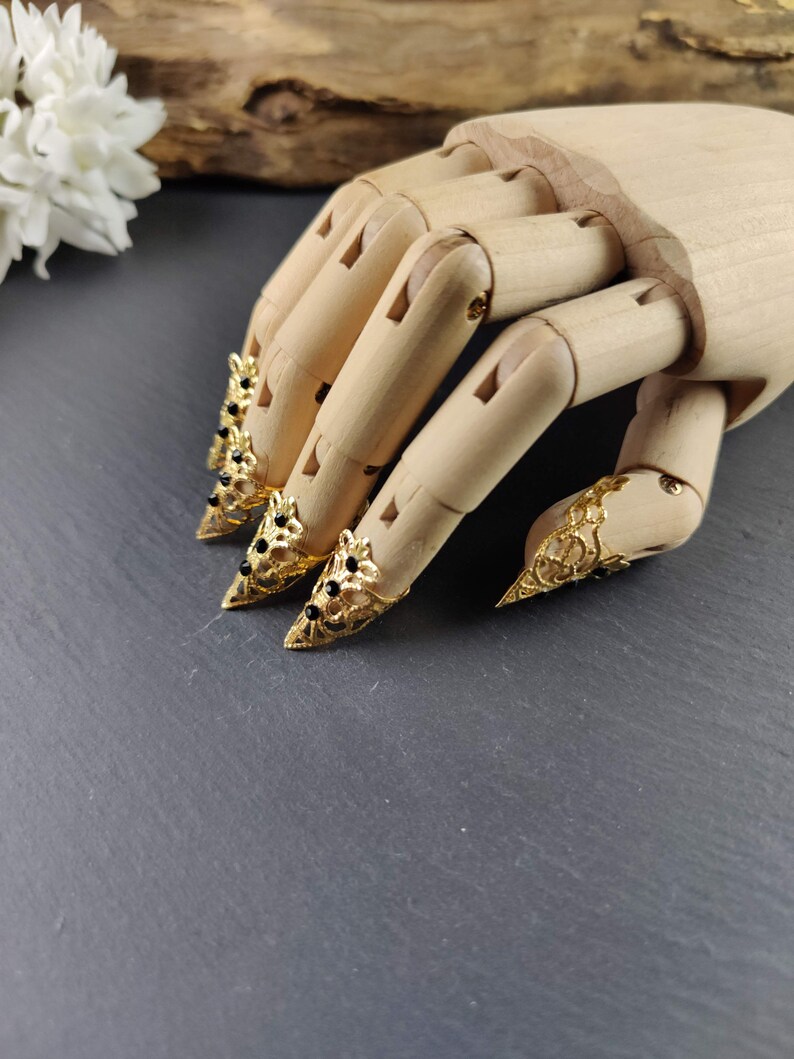 Claw Set queen of Darkness Claws Finger Tips - Etsy