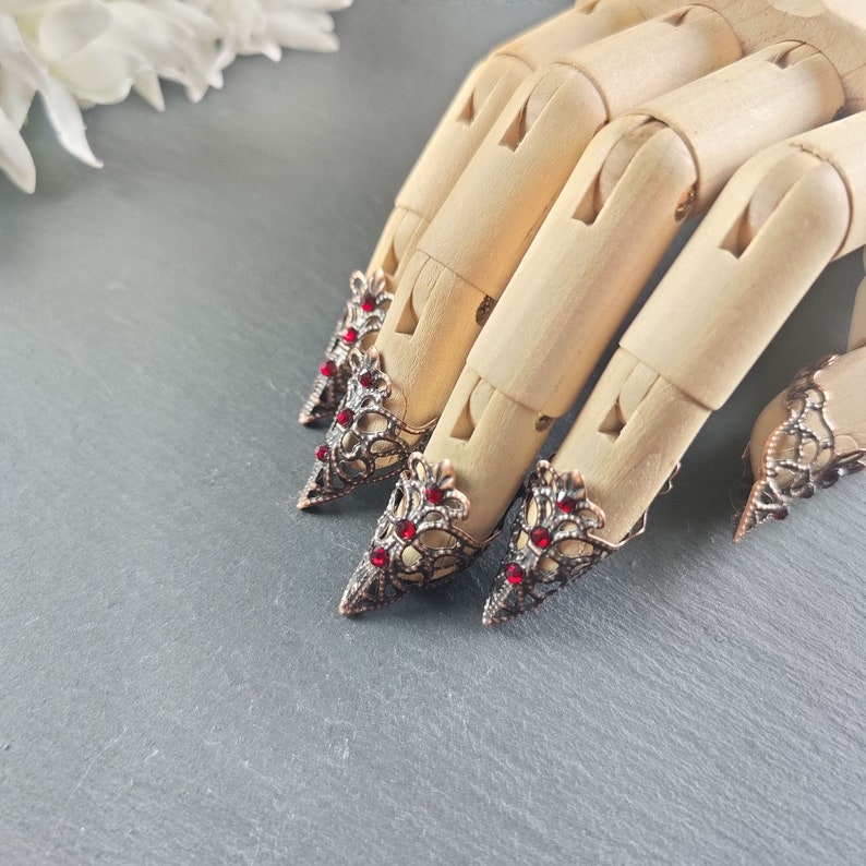 Claw Set duchess of Blood Claws, Finger Tips, Nail Jewelry, Finger ...