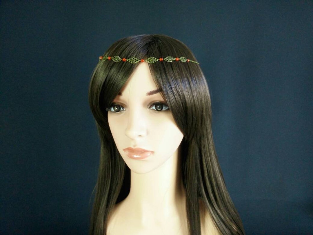 Forehead Jewelry lucky Hoop Diadem, Headnecklace, Tiara, Ornament ...