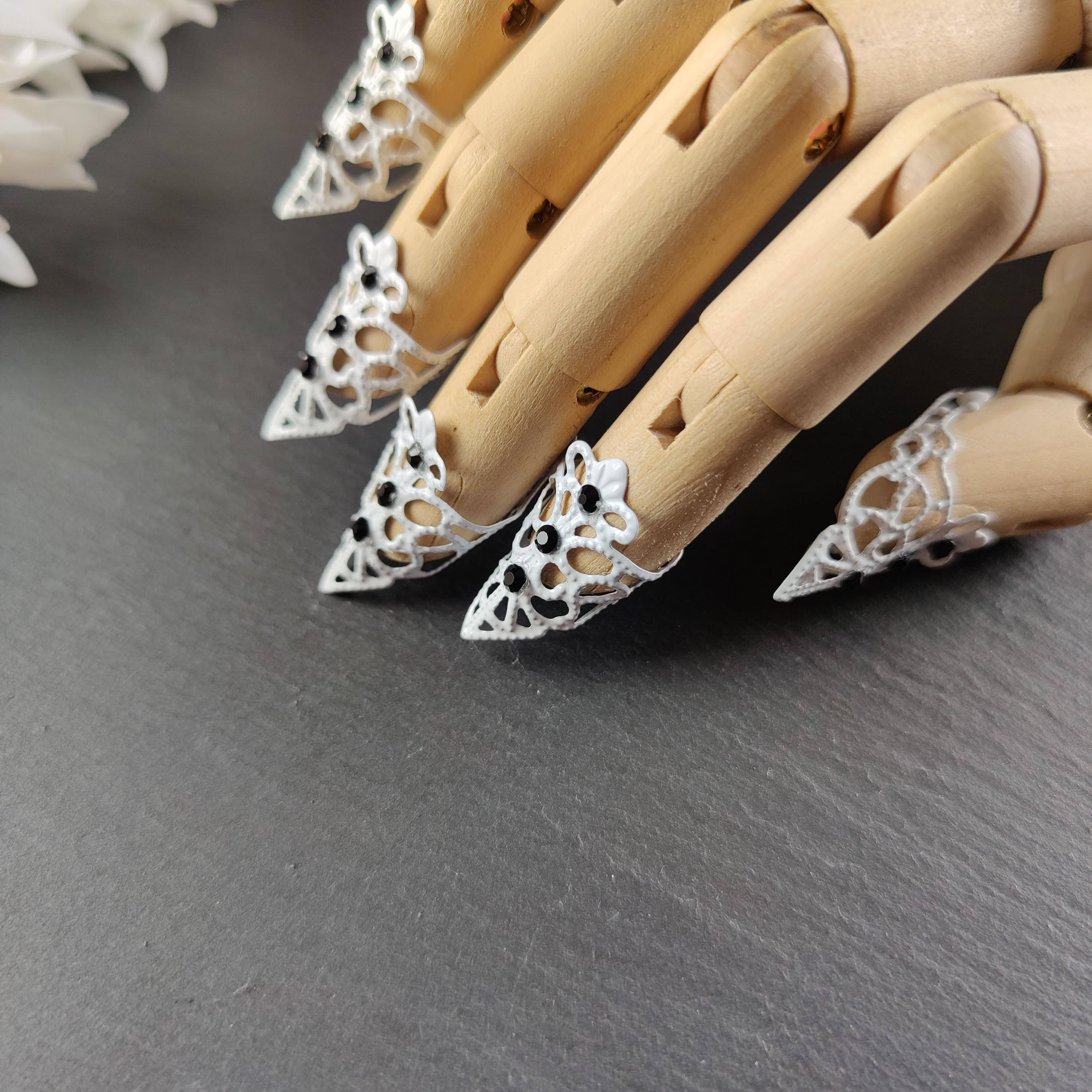 Claw Set mistress of Darkness Claws, Finger Tips, Nail Jewelry, Finger ...