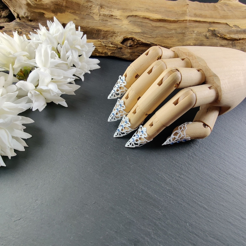 Claw Set "mistress of Heaven" ~ Claws, Finger Tips, Nail Jewelry ...