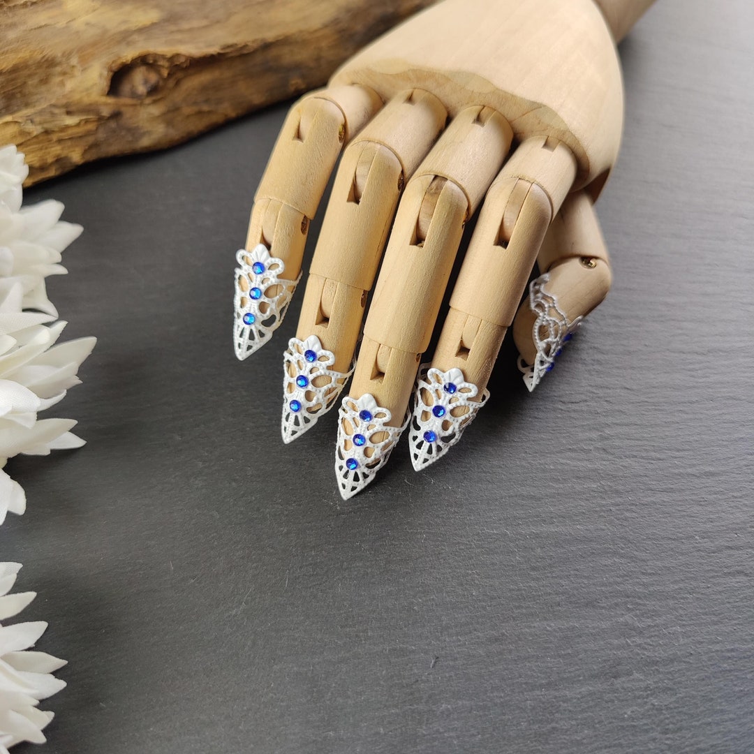 Claw Set "mistress of the Ocean" ~ Claws, Finger Tips, Nail Jewelry ...