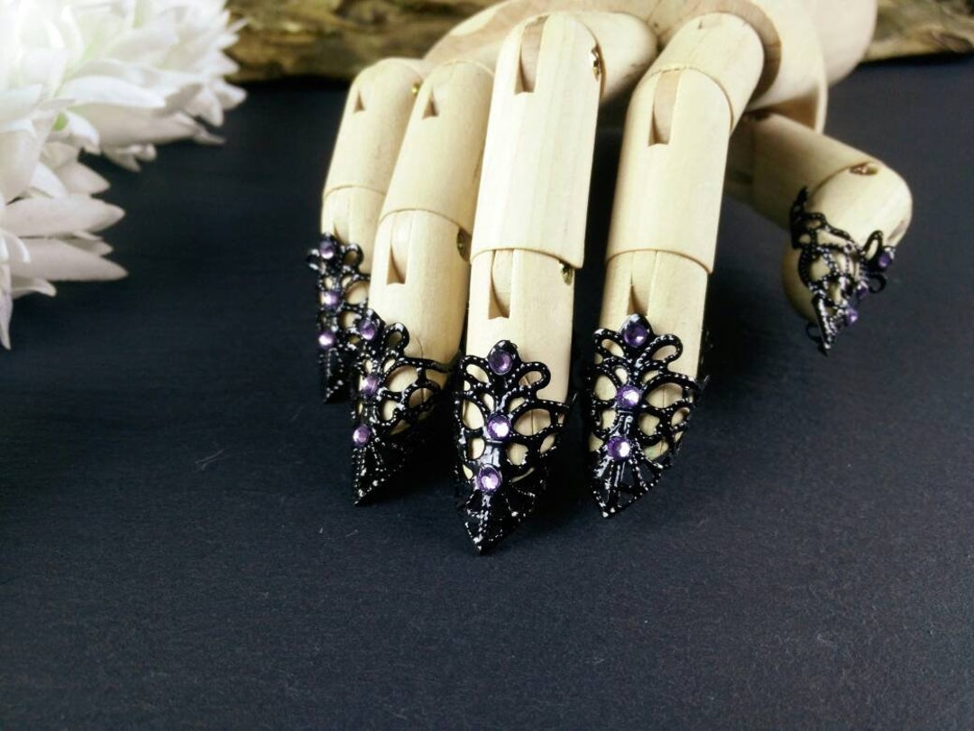 Claw Set "witch of the Orient" ~ Claws, Finger Tips, Nail Jewelry ...