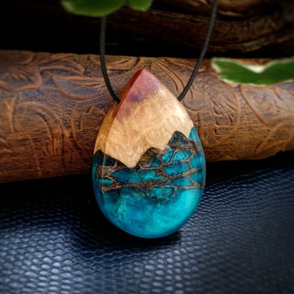 Resin Pendant - Etsy