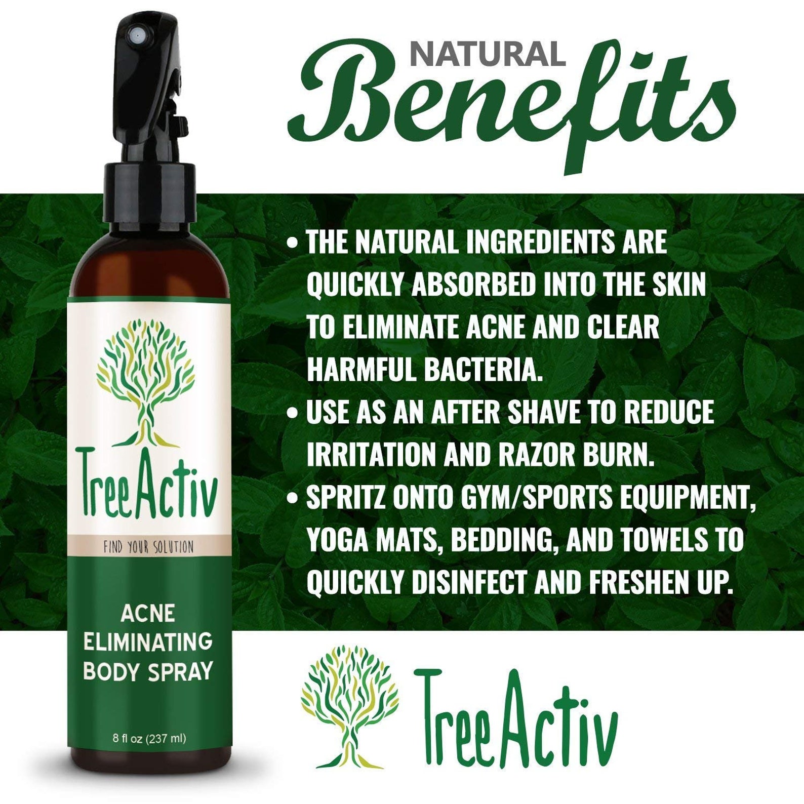 Anti-Acne Body Spray 8 fl oz 237 ml Body Acne Treatment | Etsy