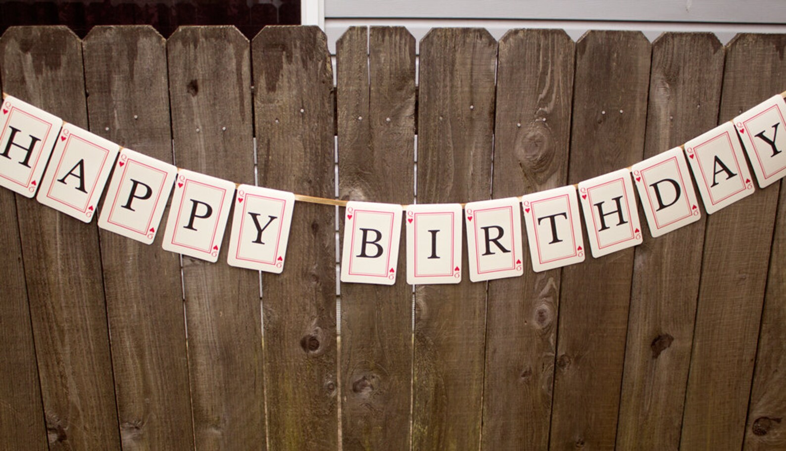 Customizable Playing Card Banner Digital Download - PDF File - Etsy