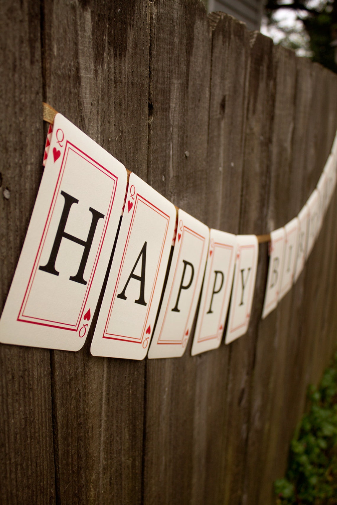 Customizable Playing Card Banner Digital Download - PDF File - Etsy