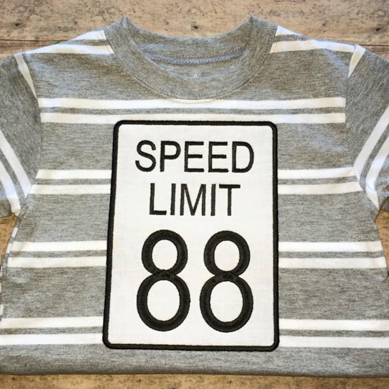 Speed Limit 88 Applique Embroidery Design File - Etsy