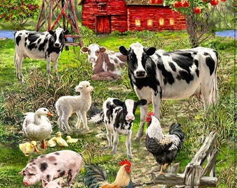 Farm Quilt Panel | Etsy