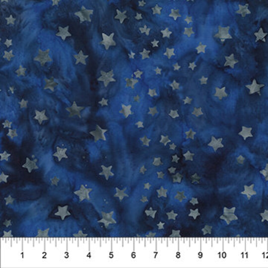 80671-45 BANDANA ROYAL BLUE Batik Quilt Fabric, Banyan Batiks, Fabric ...