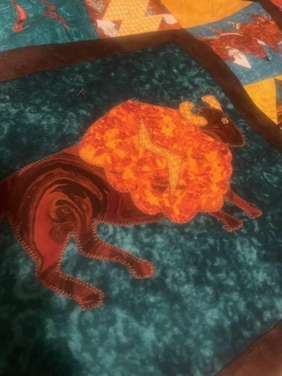 ECHOES OF THE Past Quilt Kit, 83" X 105" Pieced, Appliqued, and ...