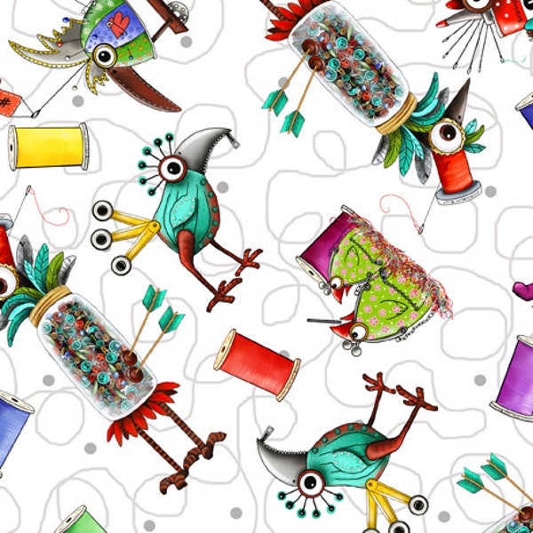 Steampunk Stitchery Fabric - Etsy