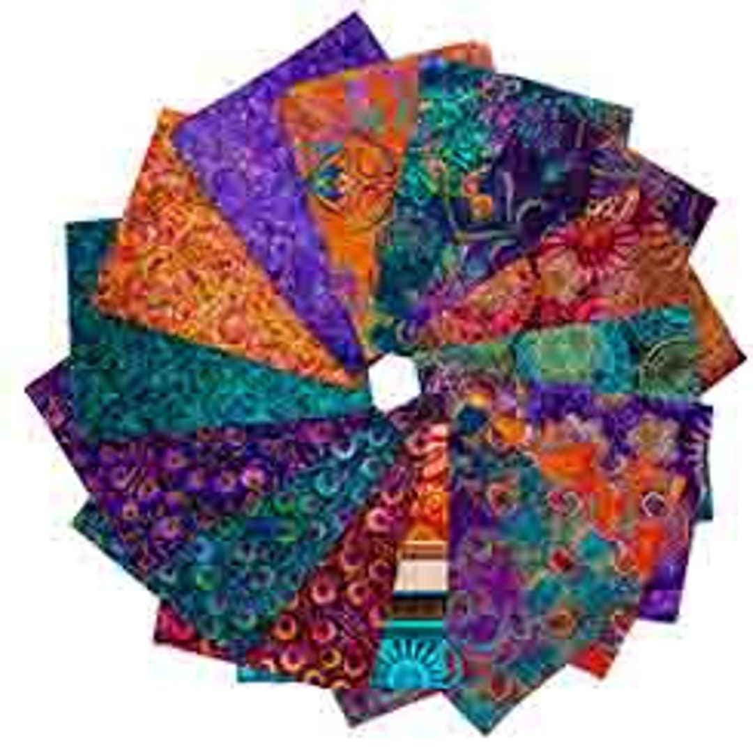 ECLECTICA EVOLUTION FAT Quarter Quilt Bundle, Quilting Treasures, 16 ...
