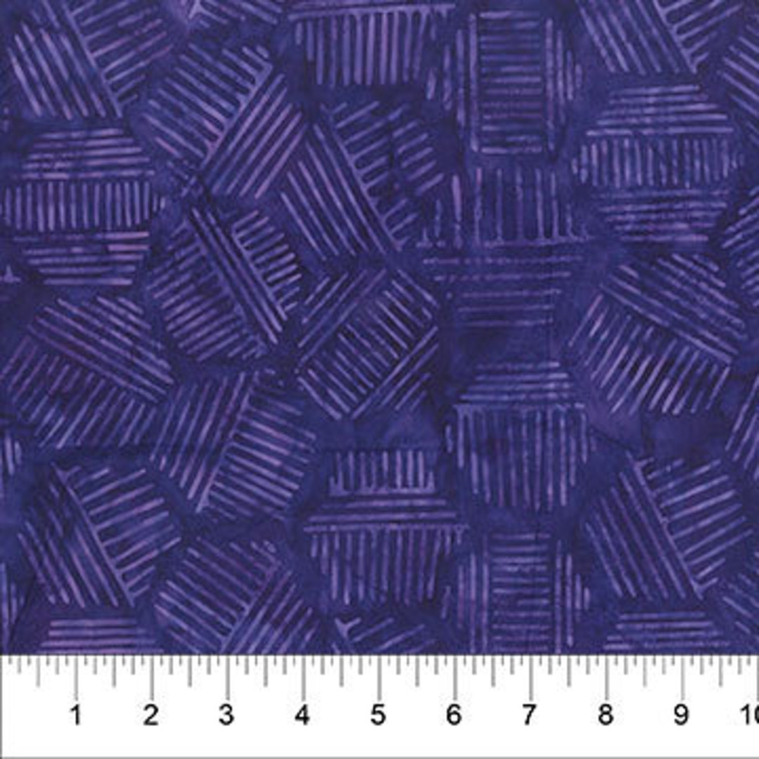 81700-86 HEXIES EGGPLANT Batik Quilt Fabric, Banyan Batiks, Fabric by ...