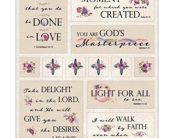 Prayer Quilt Panel | Etsy