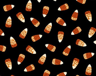 Candy Corn Fabric | Etsy
