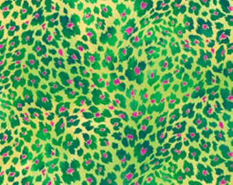 Green Leopard Fabric - Etsy