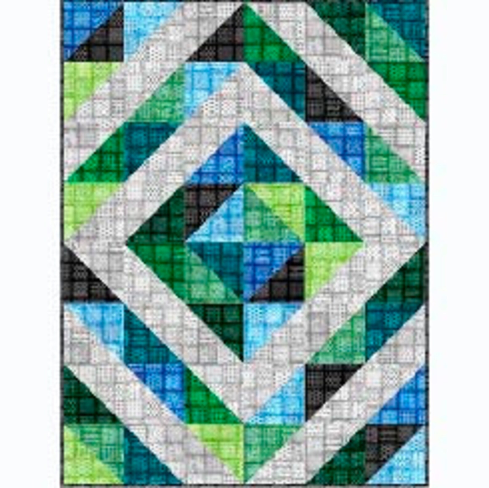 SOIREE TRIANGLE TWIST Quilt Kit Original Quilting Treasures - Etsy